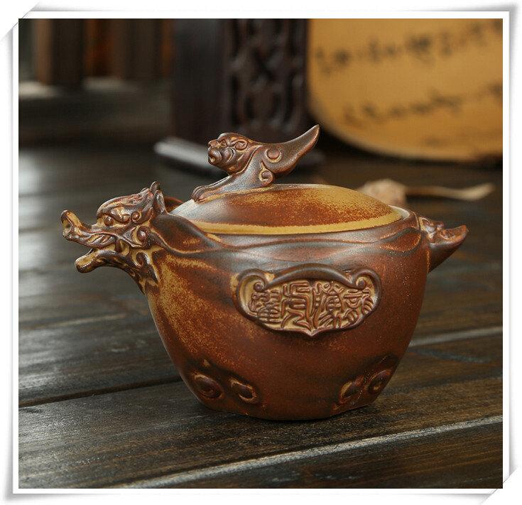 Chinese Ceramic Tea Set Stoneware Teapot And Tea Cup Unique Gift For Men Chinese Ceramic Tea Set Stoneware Teapot And Tea Cup Unique Gift For Men